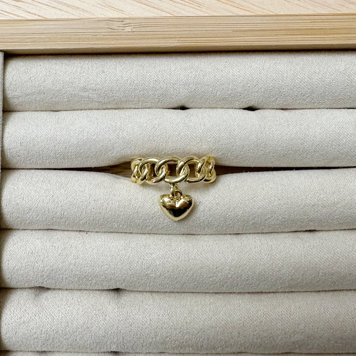 Heart Dangle Ring – delisico