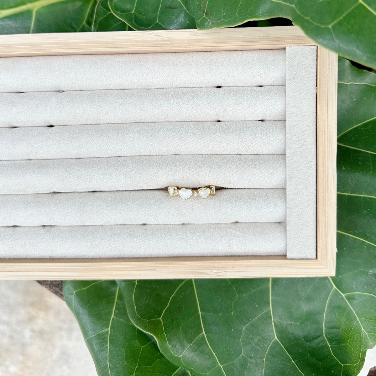 Heart Pearl Ring – delisico